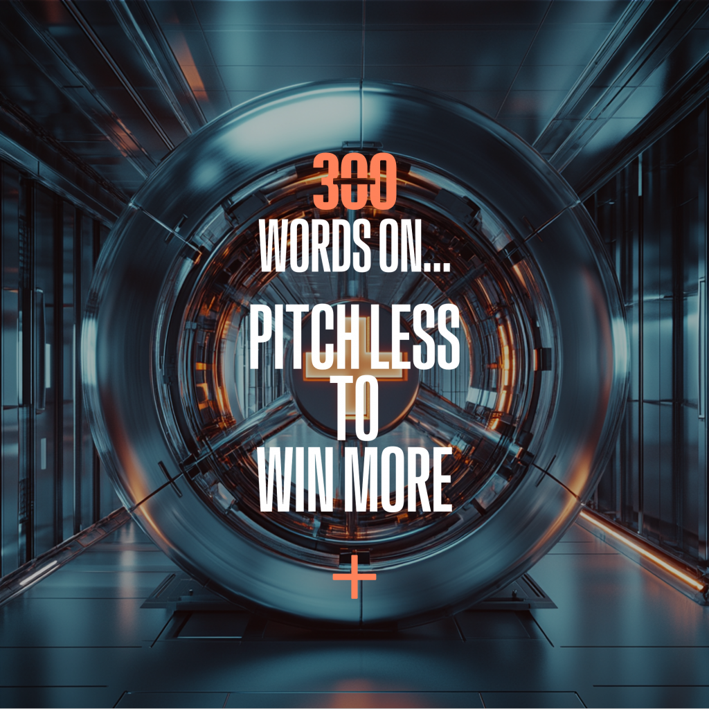300 Words On... Pitch Less to win More - 300 Consultancy